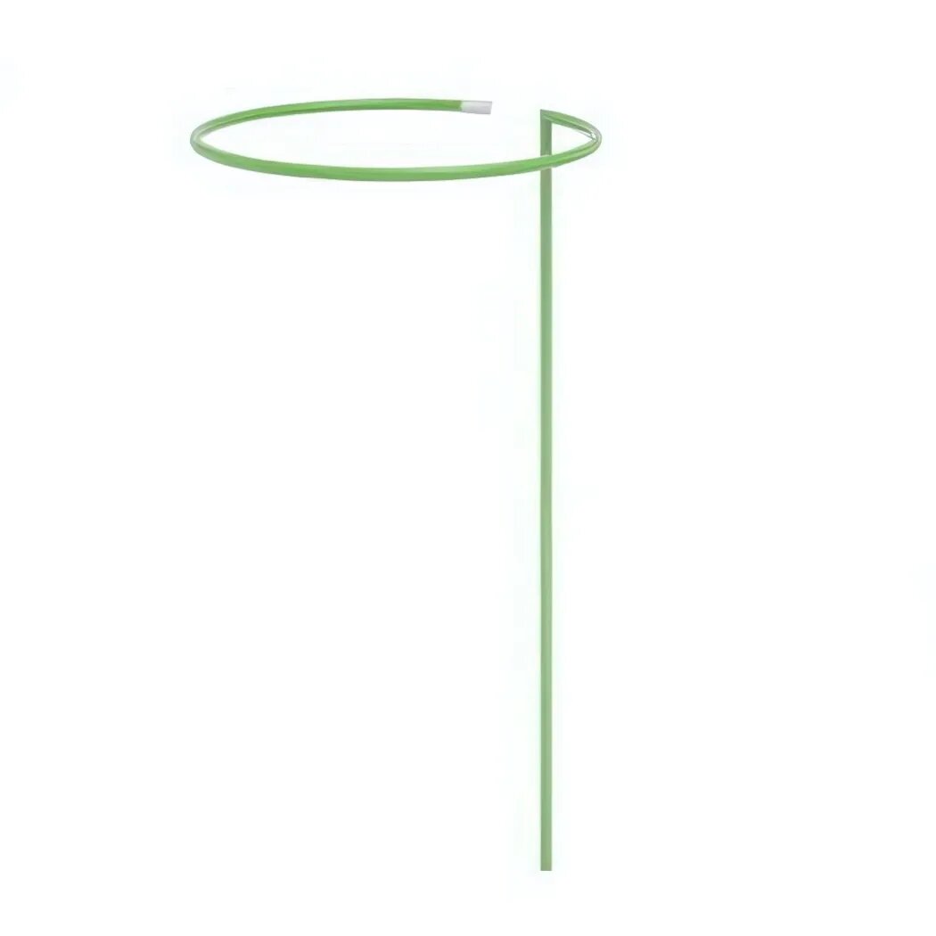 Опора для цветов и растений, d-20см, h-60см, металлическая, зеленая