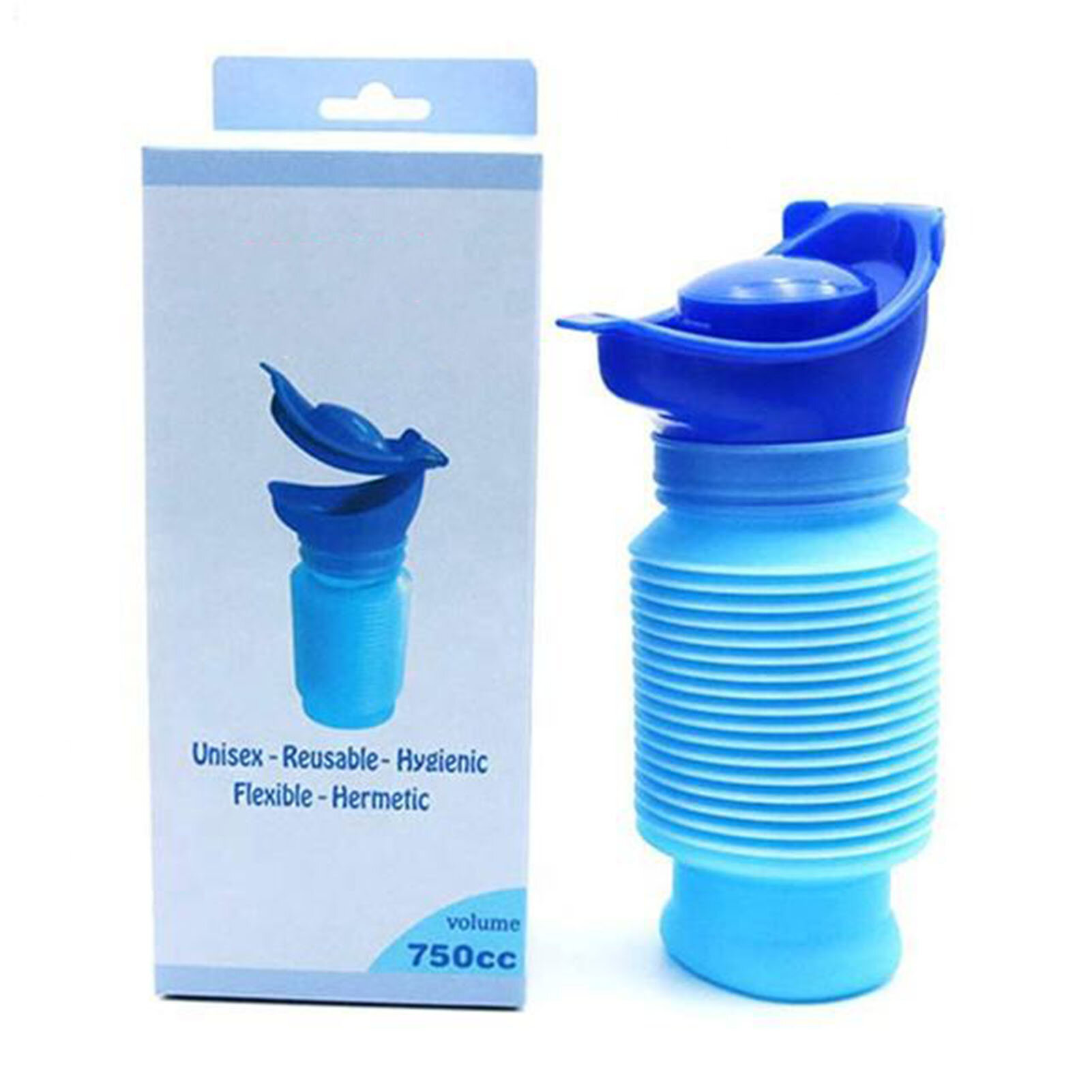 Унисекс экстренной писсуар Портативный складной писсуар для мужчин Женщины многоразовый детский горшок с индивидуальной бутылкой для мочи для отдыха на открытом воздухе длинная поездка