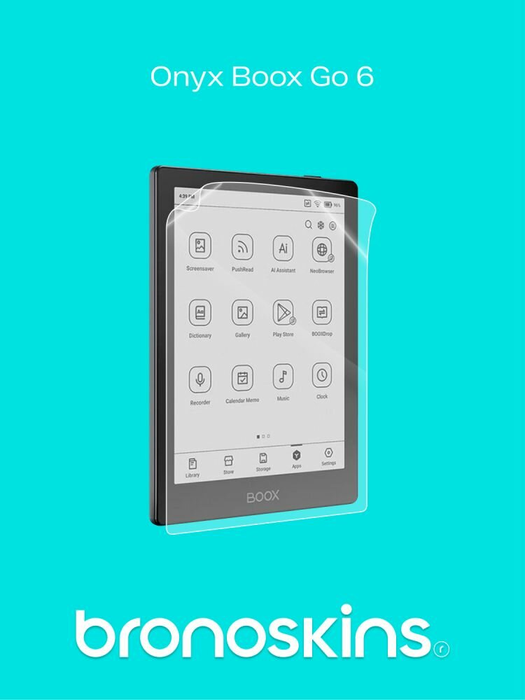 Матовая защитная пленка на экран Onyx Boox Go 6