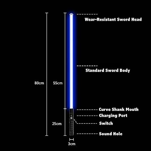 Меч световой детский Джедая / Мечи лазерные игрушечные светящиеся / Игрушка для детей Звездные войны, 7 режимов