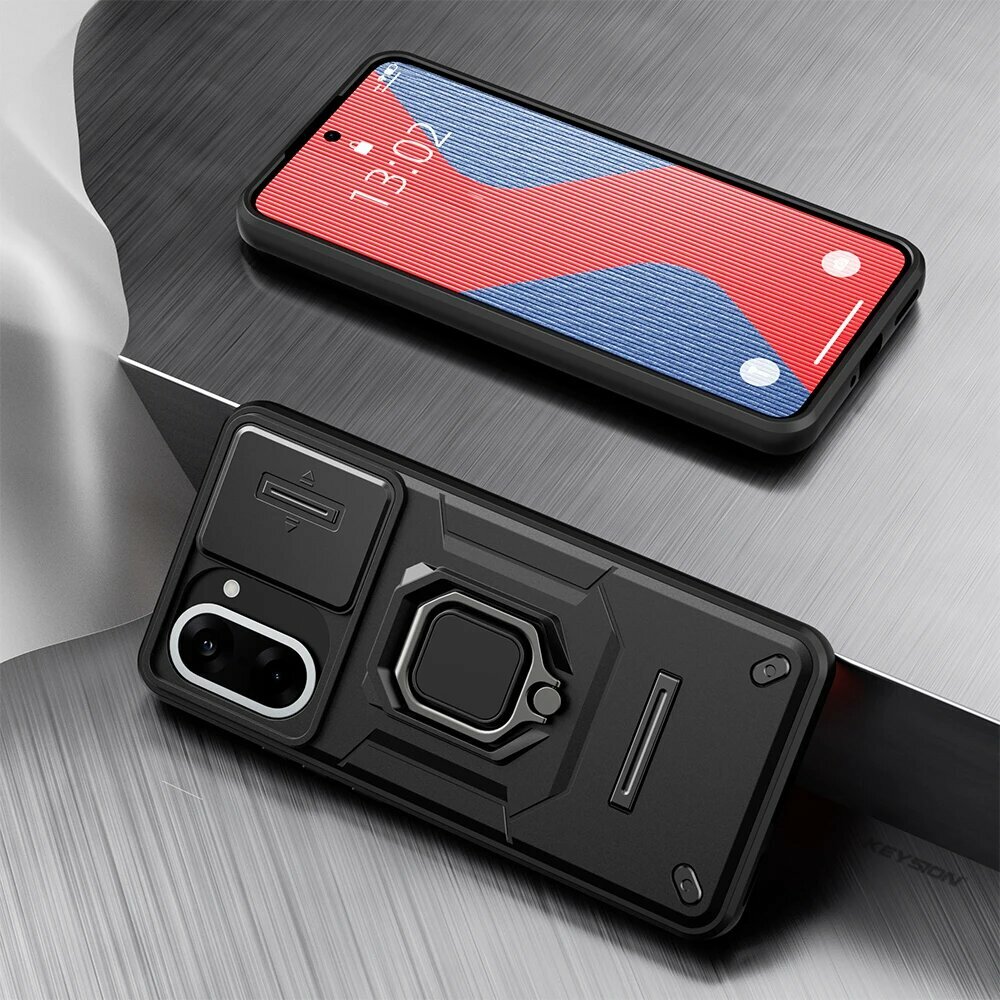 Черный противоударный чехол KEYSION для OnePlus Nord CE 5G