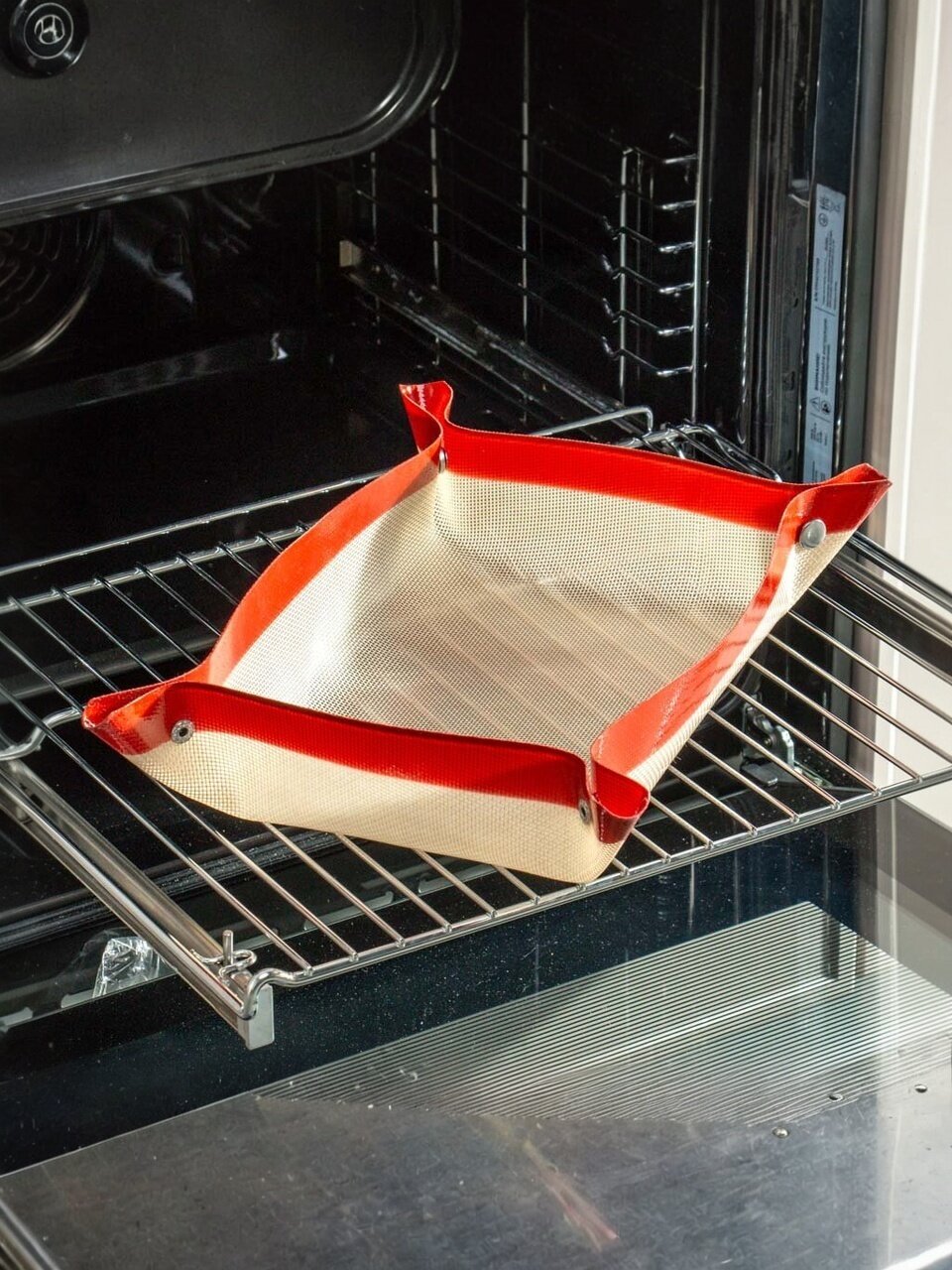 Коврик для выпечки силикон, 30х40 см, Y4-9575, многоразовый с кнопками