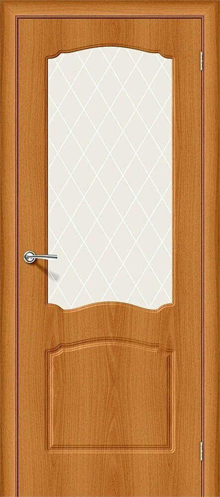 BRAVO Межкомнатная дверь 200*60, Альфа-2, Milano Vero / White Сrystal , Винил 200*60 Milano Vero