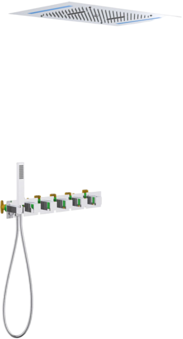 Душевой комплект Timo Petruma SX-5229/00SM С внутренней частью, с термостатом, хром