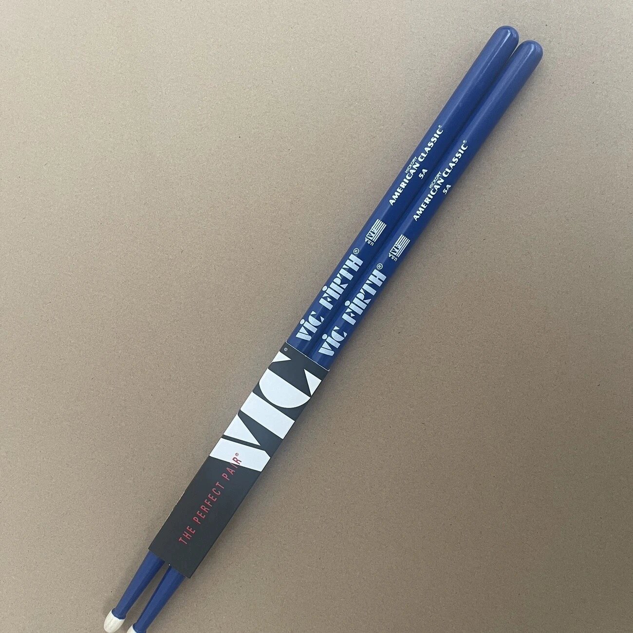 Барабанные палочки Vic Firth American VF 5A 7A 5B 2B из ореха, клена, дуба, бесплатная доставка по всей стране 5А синий
