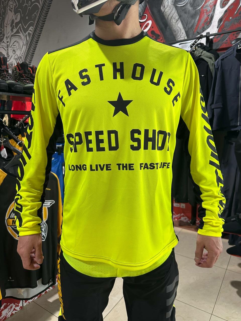 Fasthouse Джерси Grindhouse Yellow-Violent L