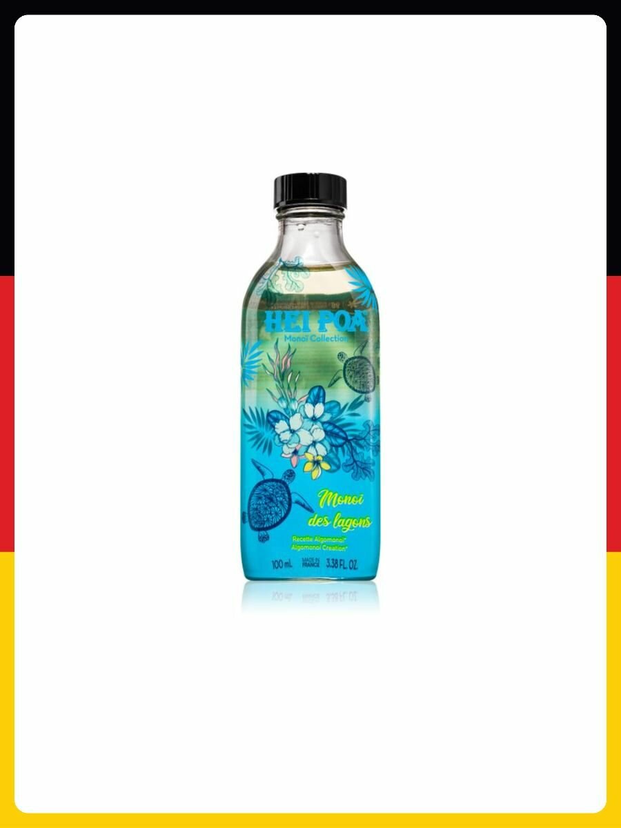 Масло косметическое Hei Poa Tahiti Monoi Oil Lagoon with Algomonoi Hydrating Oil For Body and Hair, 100 мл