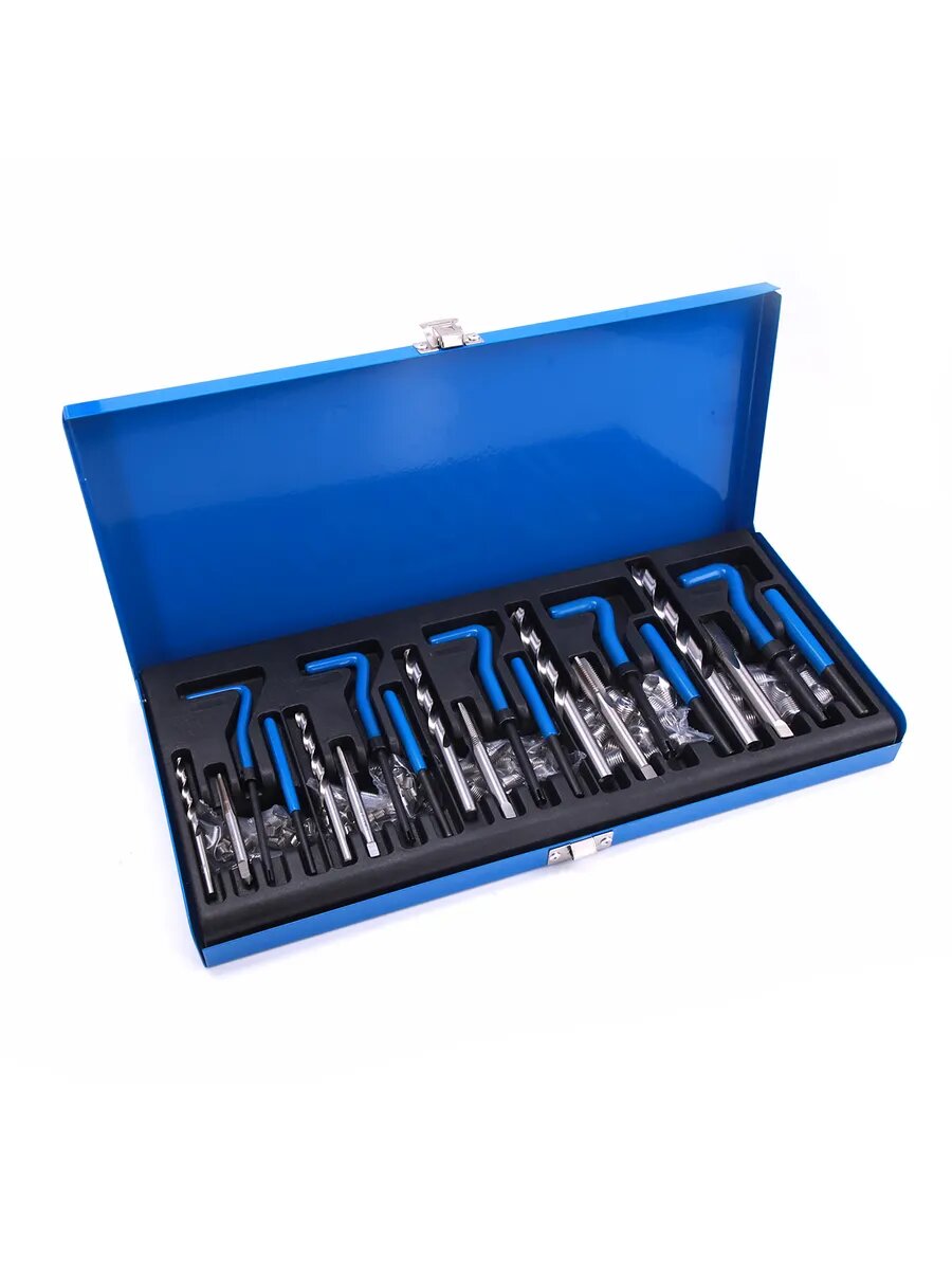 Набор для восстановления резьбы Car-Tool CT-H016, метрическая резьба, коррозионно-стойкие футорки