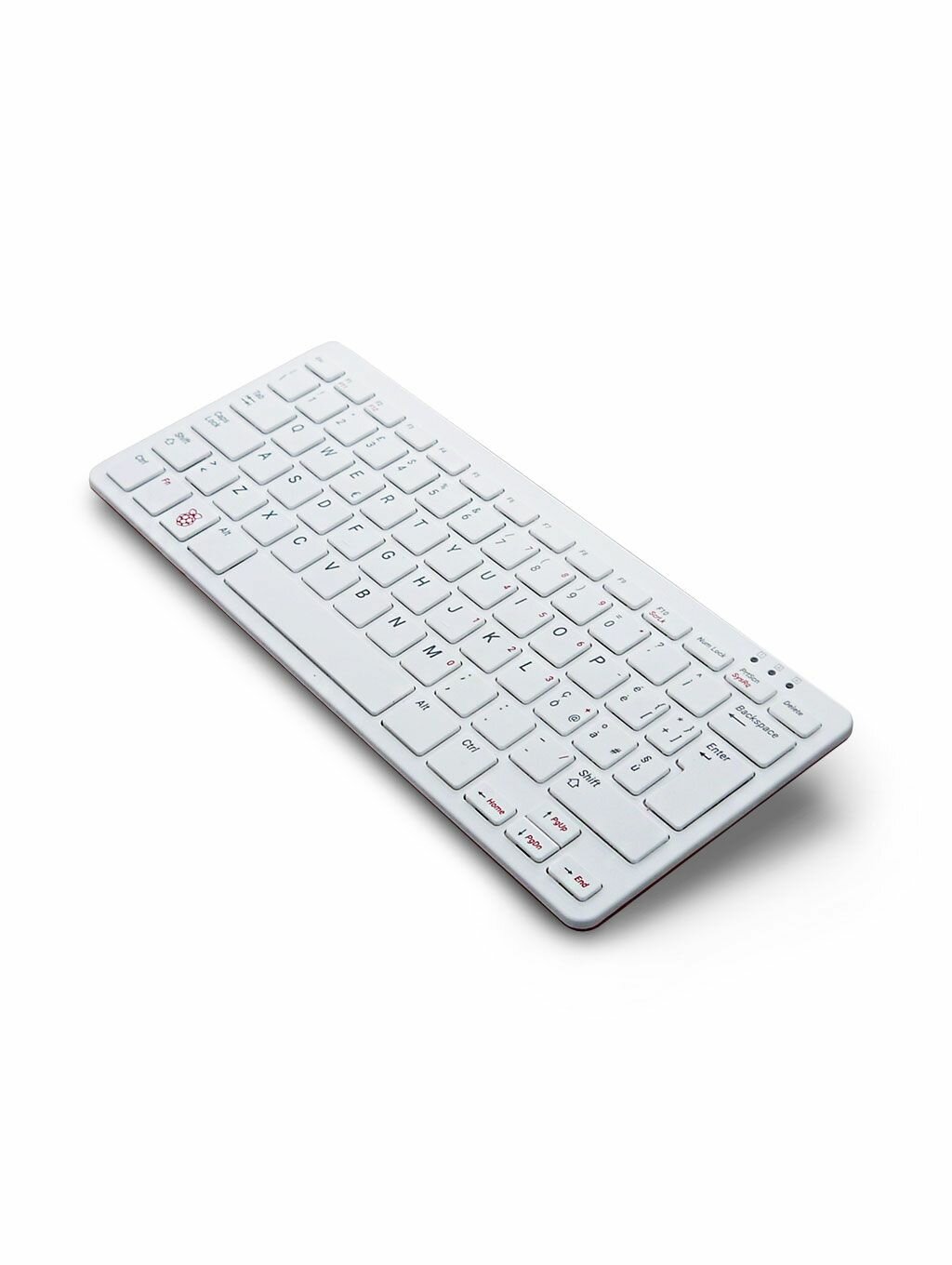 Клавиатура Raspberry Pi Keyboard с USB-хабом в красном и белом цветах
