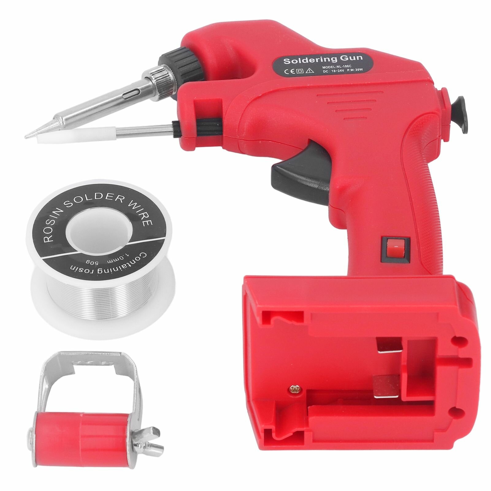 Аккумуляторный паяльник 30 Вт 30 S с быстрым предварительным нагревом M18, 18 В, комплект паяльников с батарейным питанием и припоем 50 г, 1 мм