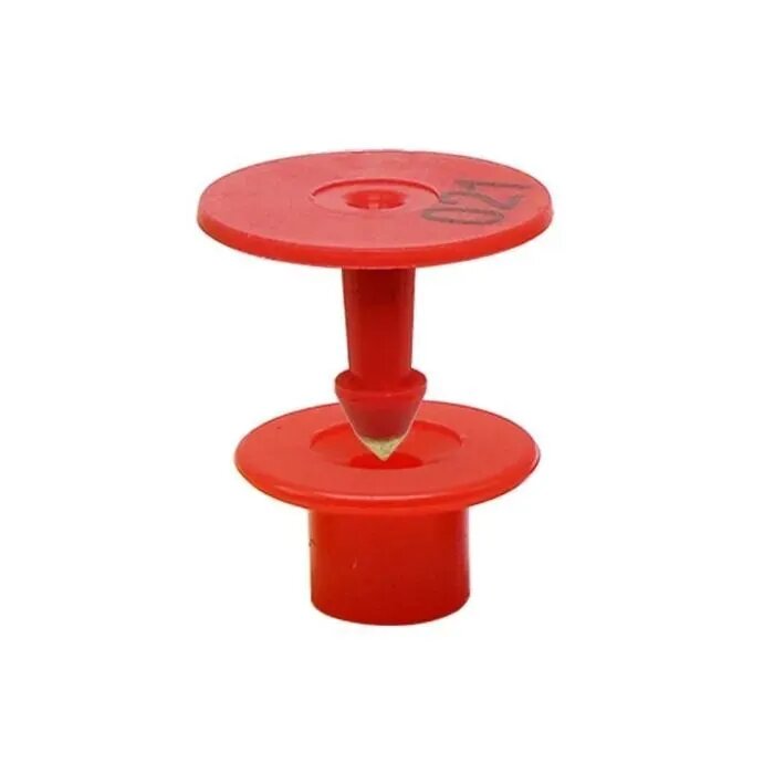 100шт, Бирка ушная с номерами, для маркировки животных красная овец коз свиней поросят баранов мрс