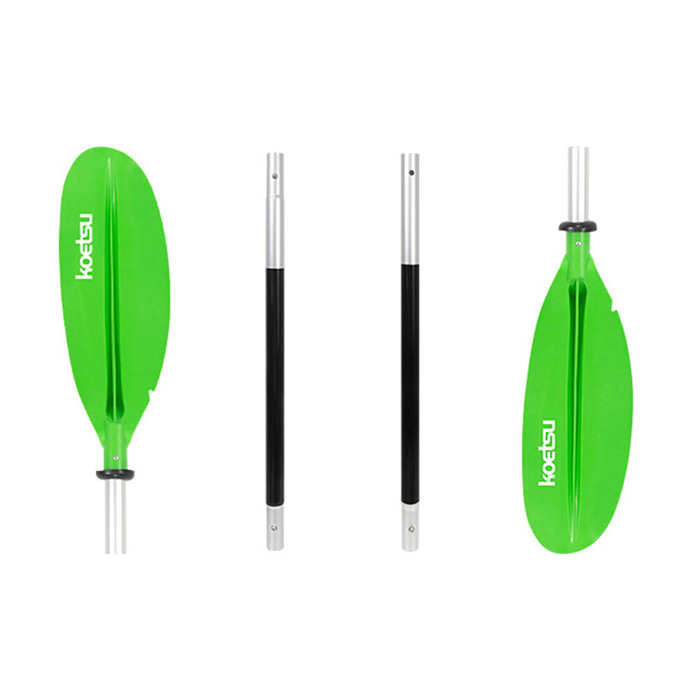4pcs Разделяемые Регулируемые Лодочные Весла С Штырем Из Алюминиевого Сплава Двухголовые Весла Черный Белый Красный Желтый Синий Зеленый 221cm 910g