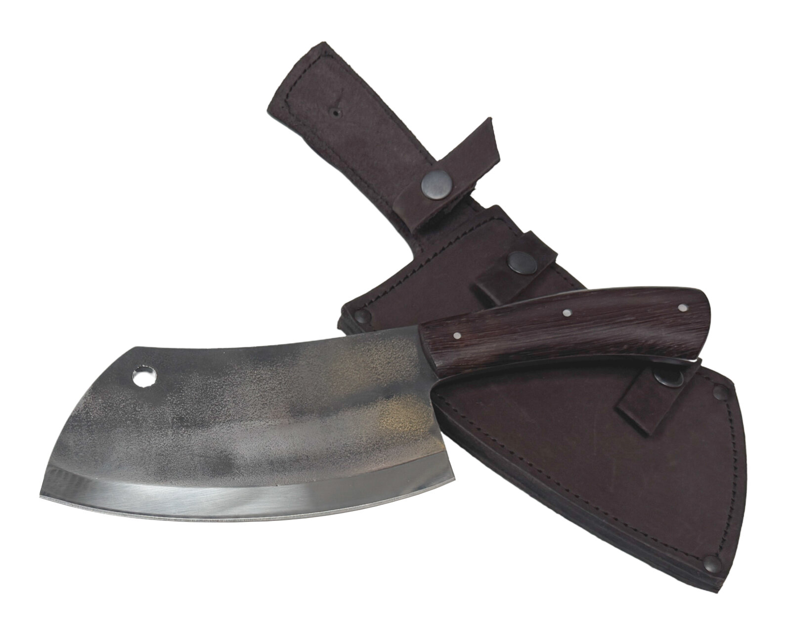 Топорик Тяпка цельнометаллический, кованая 95х18, венге