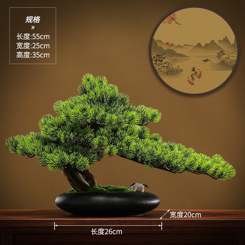 Растение "Бонсай", черная сосна, Wrangler Nanshan, для украшения интерьера