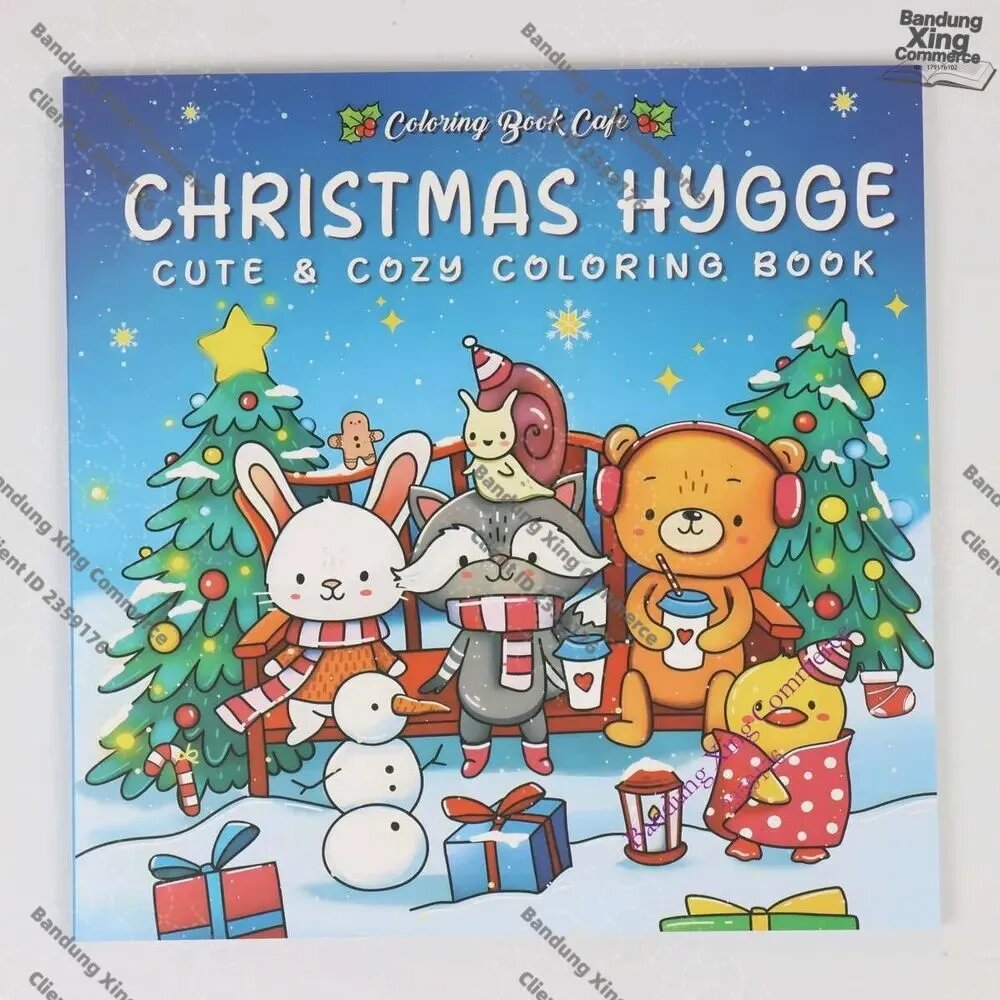 Раскраска антистресс для взрослых и подростков Coco Wyo -CHRISTMAS HYGGE 28