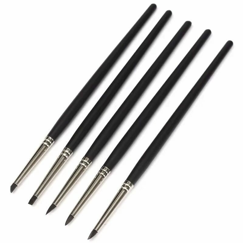 Набор стеков для лепки и моделирования, 5 маленьких инструментов для глины, пластилина и полимерной лепки, творческий набор для детей и взрослых