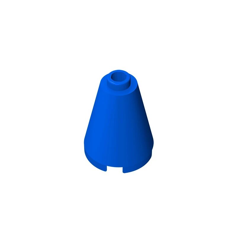 Круглый кирпич LEGO 2x2x2 Синий (050)