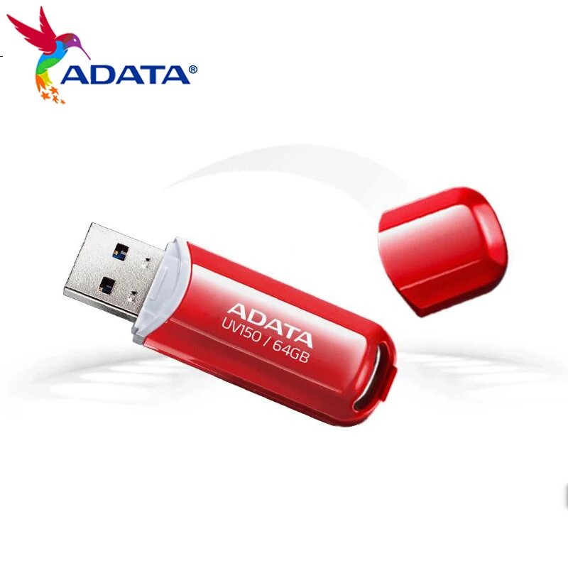 ADATA UV150 USB-флешка 64 ГБ красная