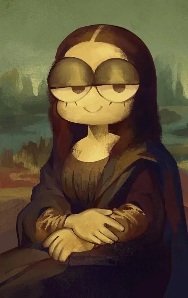 Алмазная Мозаика "Мона Лиза" 40х50 См Алмазная Вышивка / Картина Стразами Подарков / Украшения