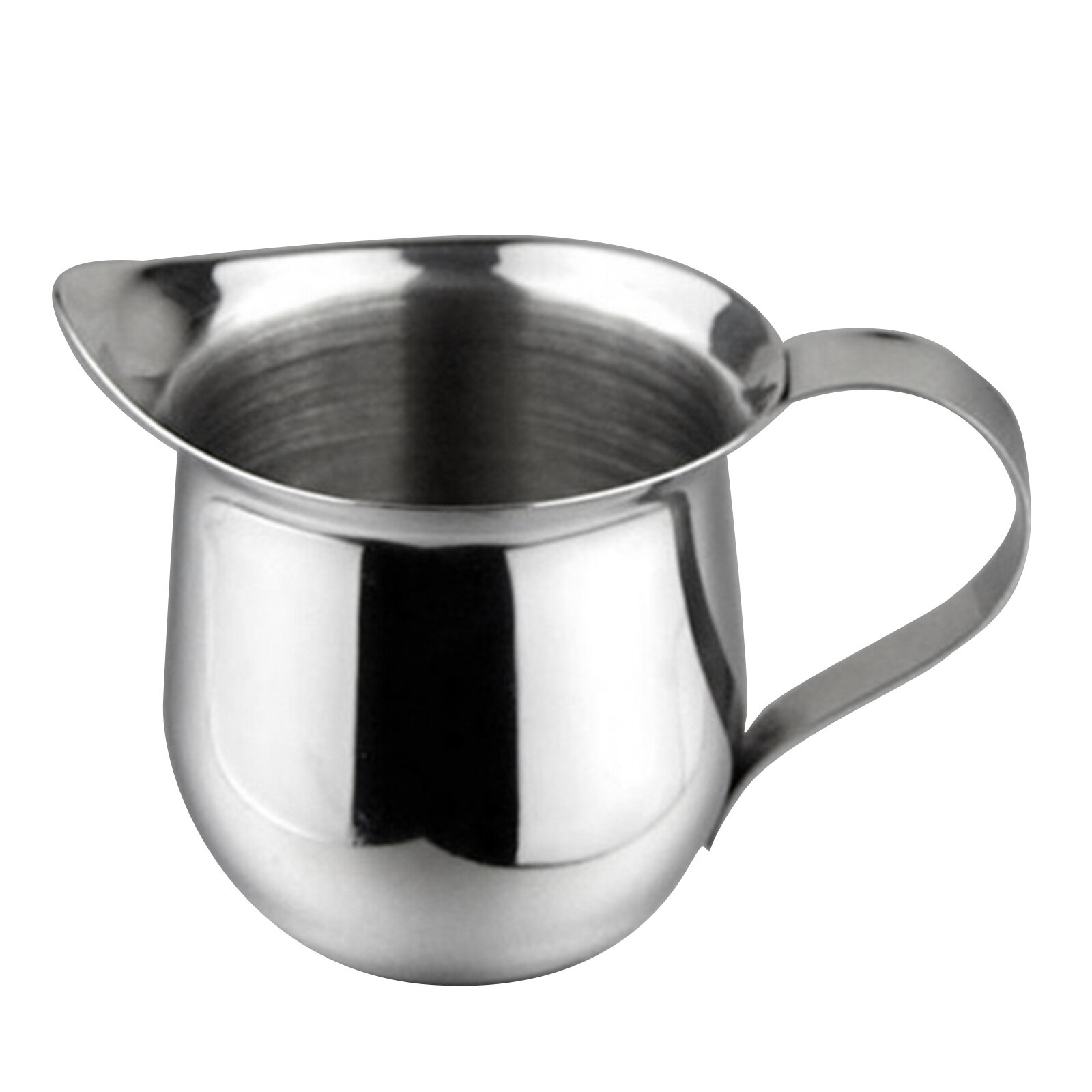 Кружка для вспенивания молока из нержавеющей стали 60мл, 90мл, 150мл, 240мл, для эспрессо, латте-арта, вспенивания молока, размеры 60мл: длина 65мм*ширина 55мм*высота 42мм, 90мл: 85мм*55мм*53мм, 150мл: 102мм*62мм*62мм, 240мл: 112мм*72мм*73мм, цвет