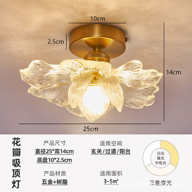 Светильник для коридора Petal Aisle, современный простой светильник для балкона, светильник для лестницы, светильник для прихожей, фойе, гардеробной, потолочный светильник