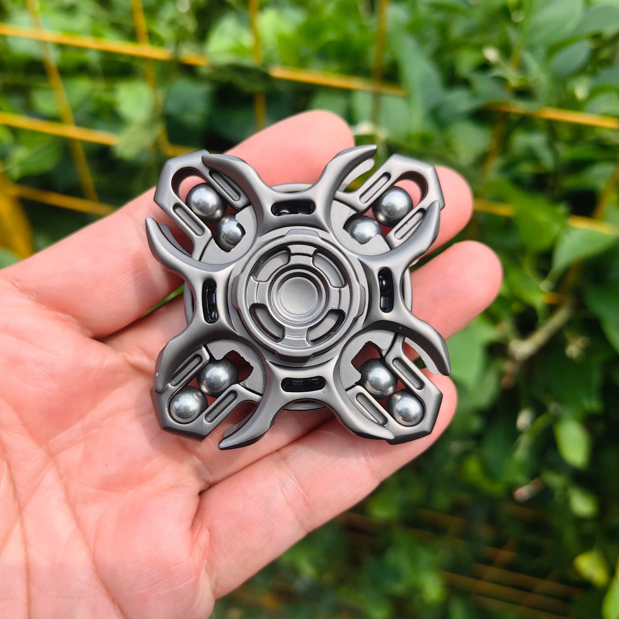 Металлический Fidget Spinner Dark Grey