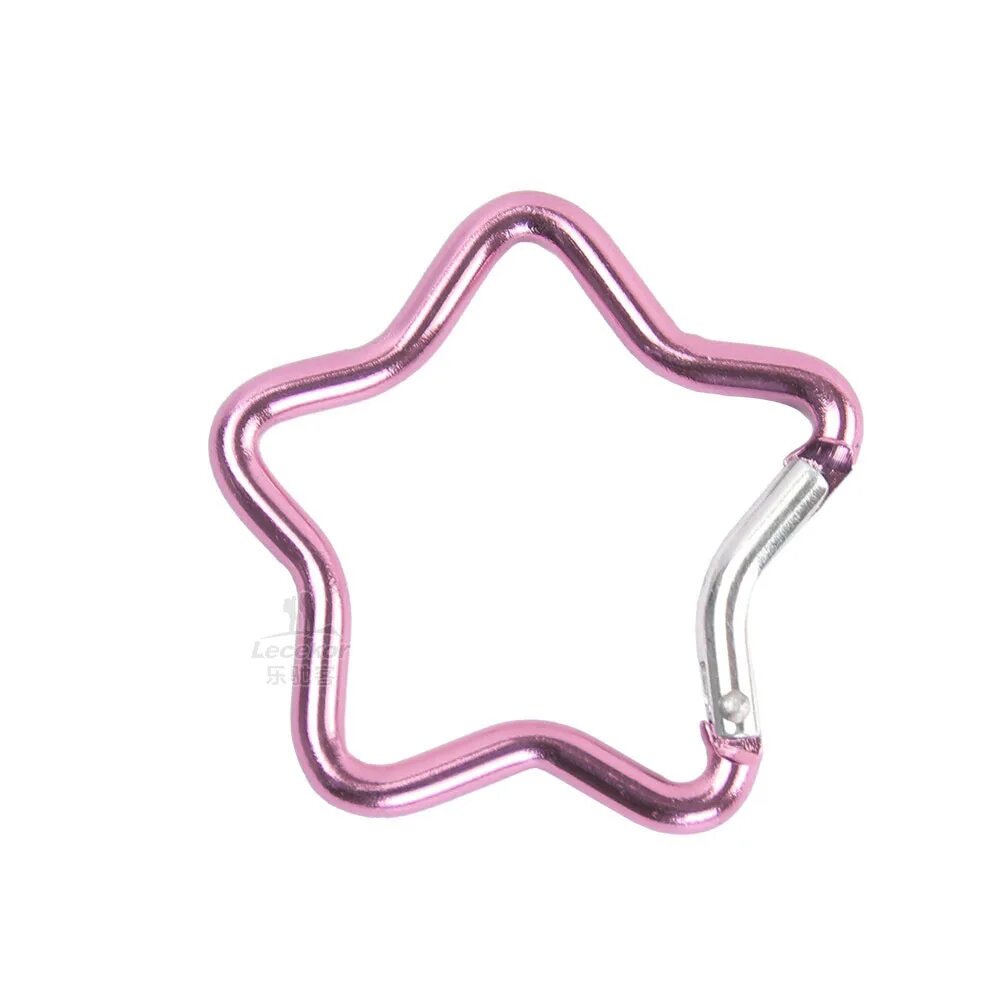 Алюминиевый карабин звезда Розовый, Розовый