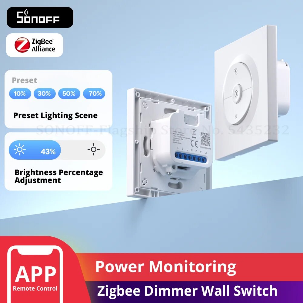 SONOFF MINI-ZBDIM-E Zigbee Диммер — фото 1