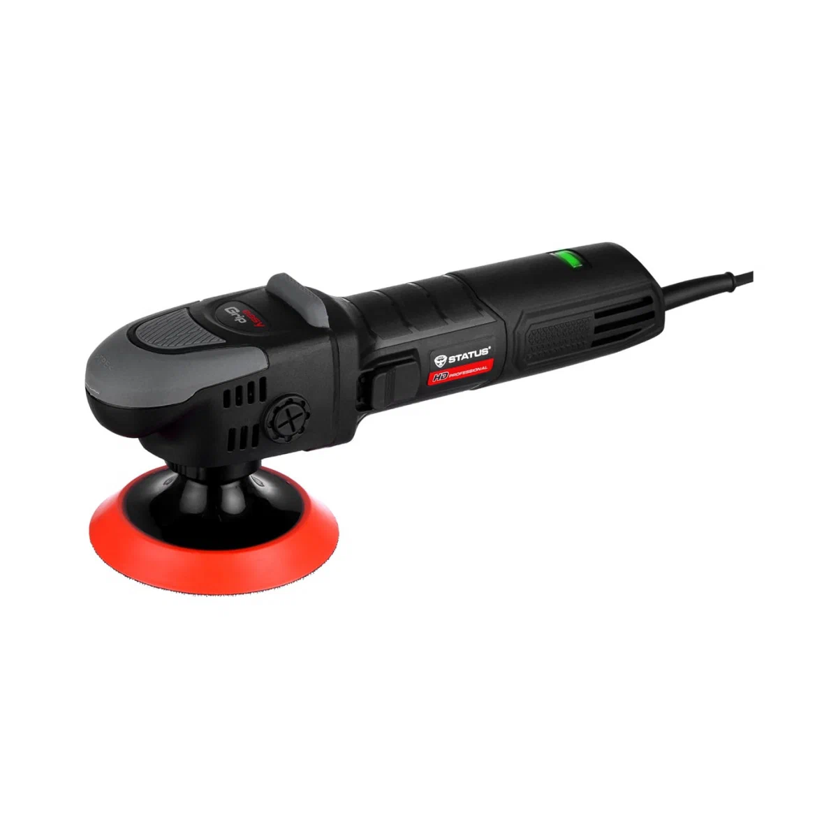 Полировальная машина Status PA-125CE (03390701) черный, мощность 750Вт, 800–2500 об/мин, диаметр диска 75 мм, 125 мм