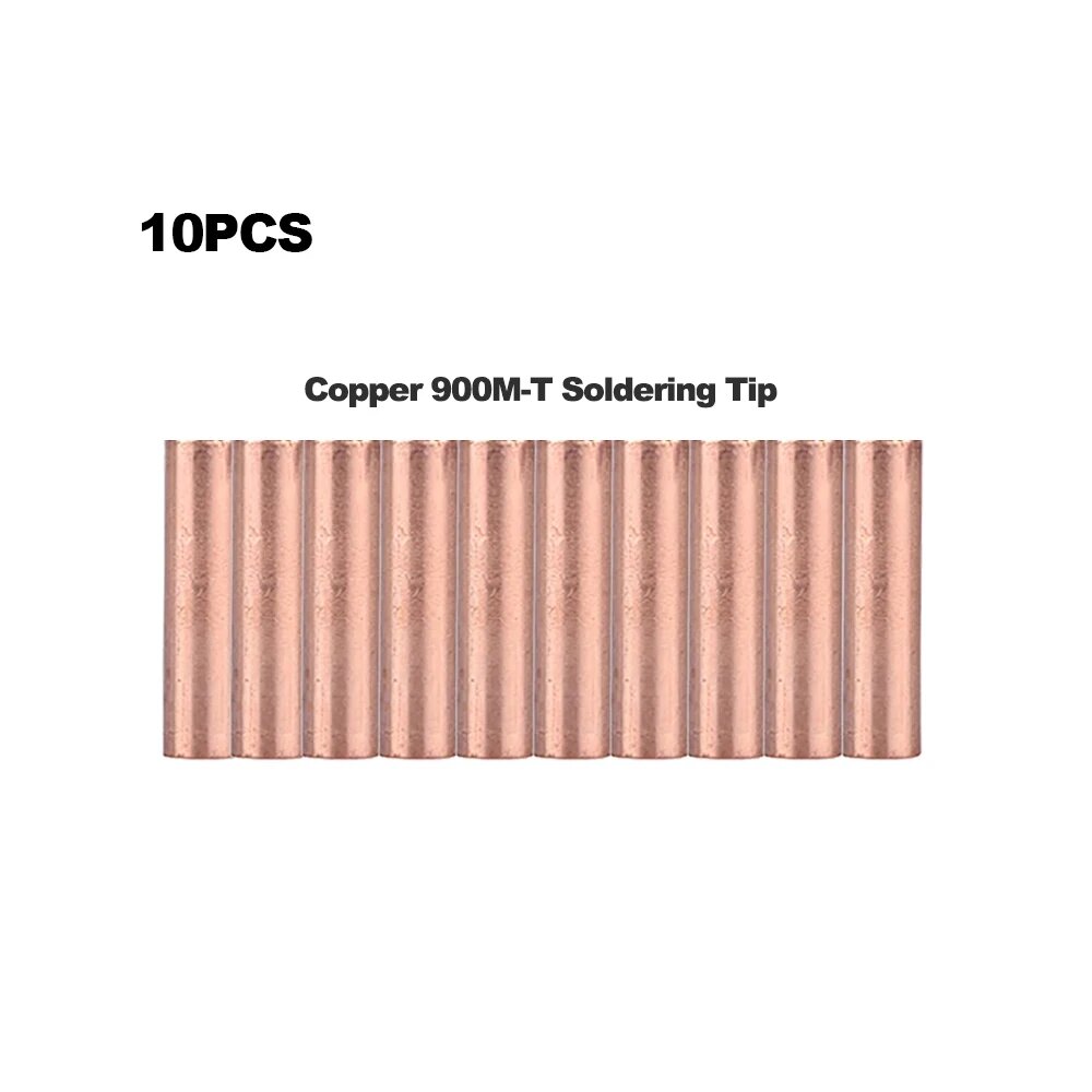 10 шт./лот, паяльное жало 900M-T из чистой меди 900M-T-K 900M-T-I 900M-T-3.2D, паяльное жало для паяльной станции 936 938 852D +
