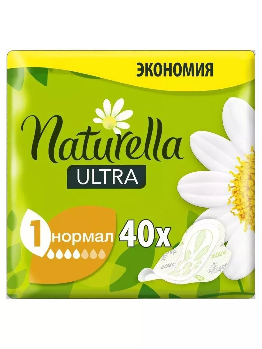 Ultra normal camomile прокладки 40 шт- 1 уп