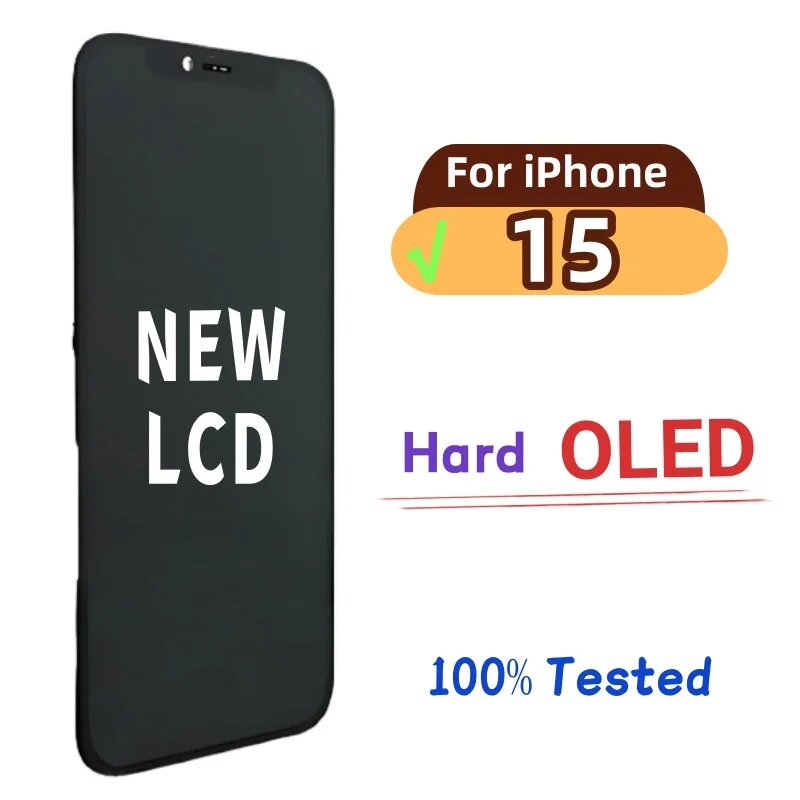Новый TFT OLED ЖК-дисплей для iPhone 13 14 Pro Max Дисплей для iPhone 14 Plus incell 3D 15-Hard-OLED