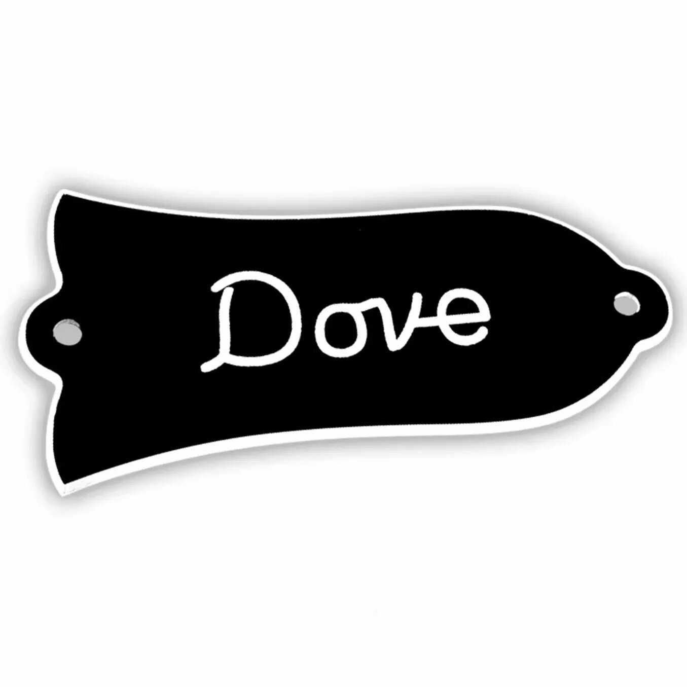 2-слойная черная крышка анкерного стержня HB015 для Gibson USA LP Standard/Custom Черный, Dove