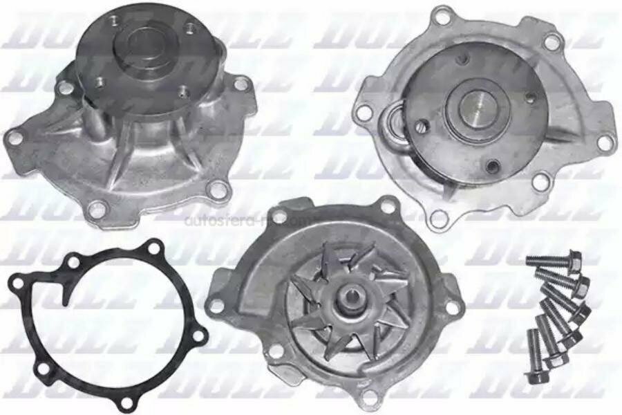 DOLZ C151 Насос водяной CITROEN: C4 AIRCROSS 1.8HDi 12- \ MITSUBISHI: ASX (GA_W) 1.8Di-D/2.2Di-D 10-, LANCER 1.8Di-D 10-, OUTLANDER 2.2Di-D 10- \ PEUGEOT: 4008 1.8HDi 12-