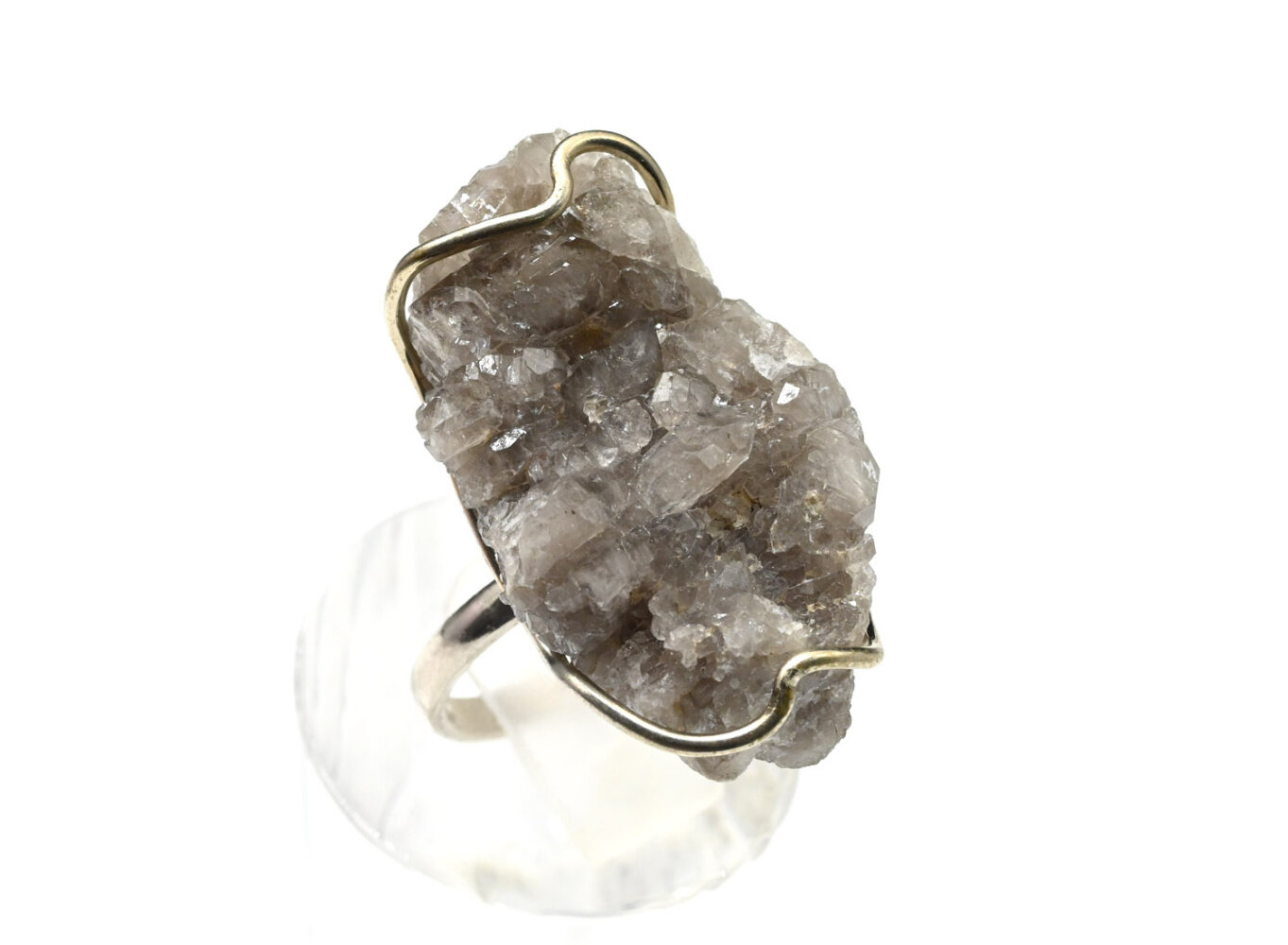 Кольцо, кварцит, кварц