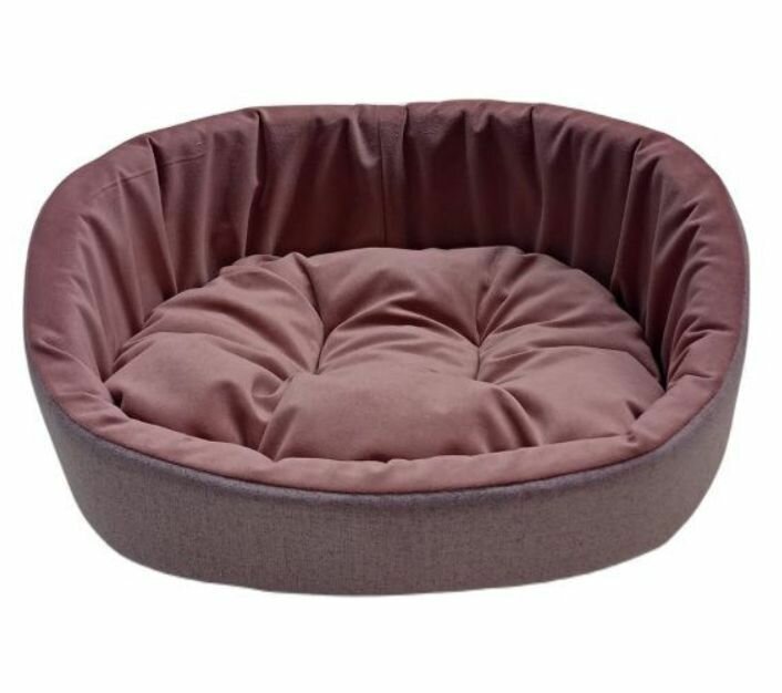 HOMEPET Лежак для домашних животных Montana №1, Нежная лаванда, 43 см х 38 см х 15 см