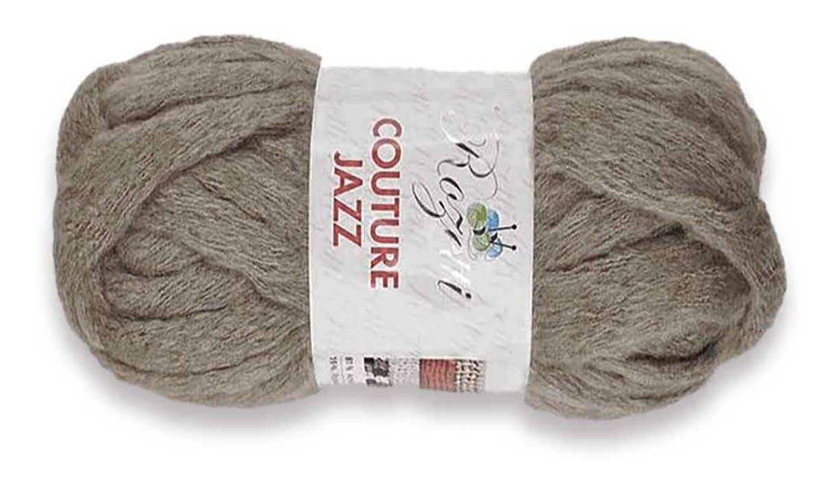 Пряжа Rozetti "Couture Jazz" акрил 81%, полиамид 19%, 100гр/15м (240-03 Темно-Бежевый) 1 упаковка (3 мотка)