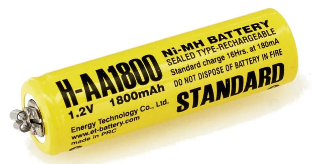 Аккумулятор Moser 1* AA 1,2 В, 1800 мАч, (14*50 мм), Ni-MH, для машинок Moser 1591,1852-7531,1881-0051,1852-7531