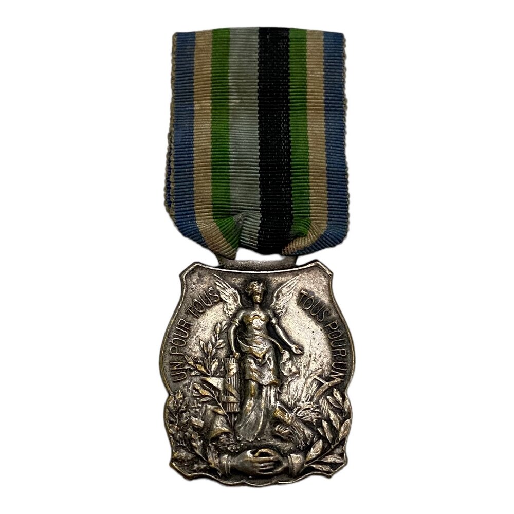 Франция, медаль "Французская взаимность. Национальная федерация взаимоотношений" 1902-1920 гг.