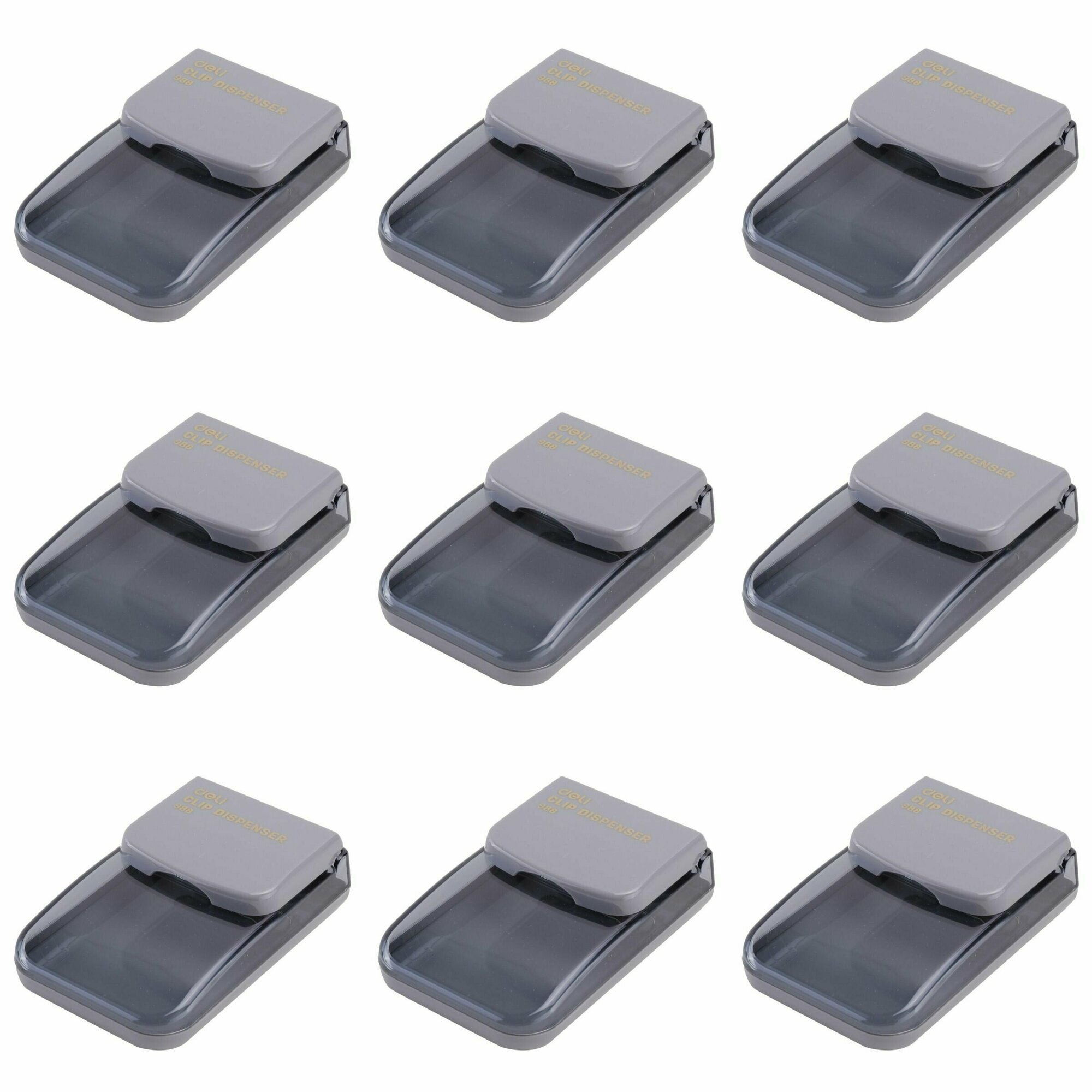 Deli Скрепочница магнитная, 9 шт