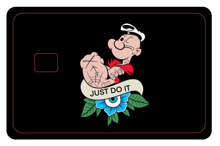 Наклейка на банковскую карту, стикер на карту, мемы, приколы, комиксы, стильная наклейка