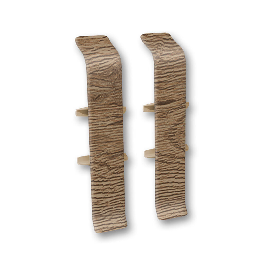 Соединитель Деконика 70 мм дуб рустик Г-профиль (2 шт.)