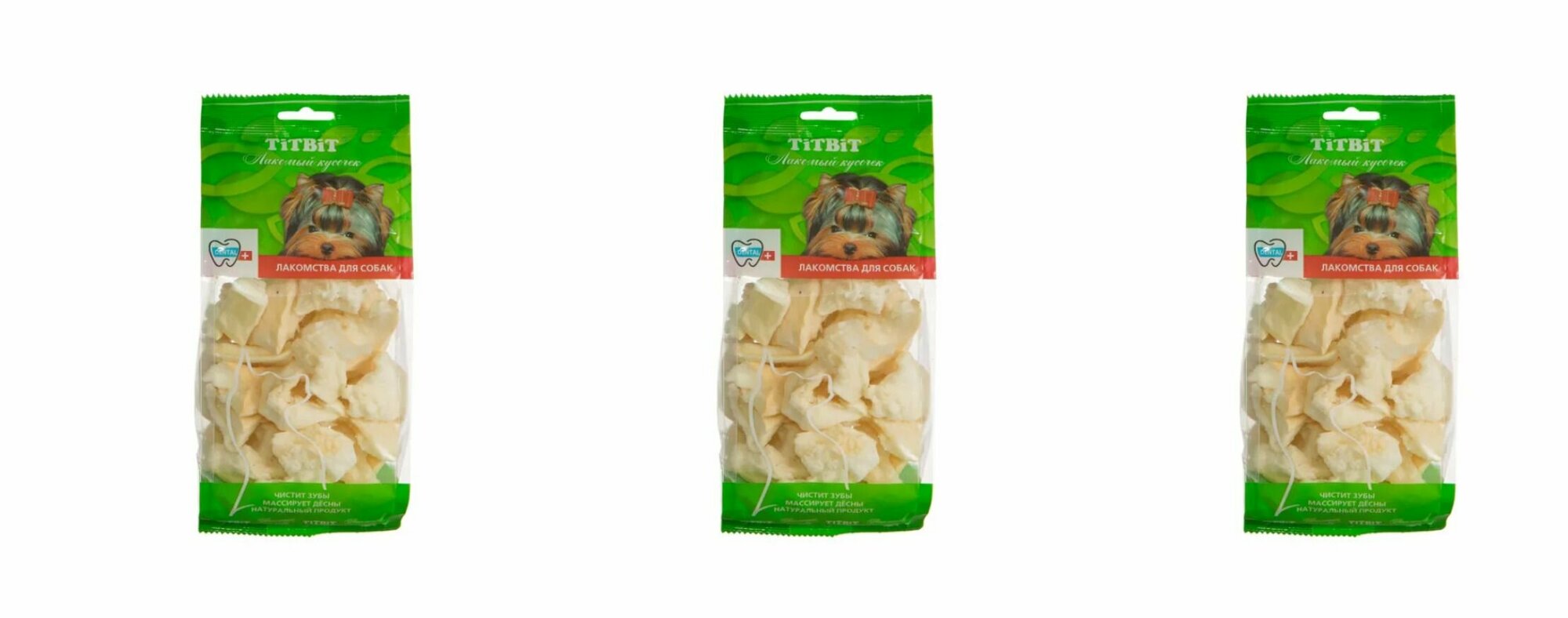 Titbit Лакомство для собак, Хрустики говяжьи диетические, 3 шт