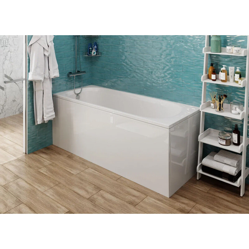 Ванна акриловая VAGNERPLAST KASANDRA прямоугольная, 175х70 см, белая (VPBA175KAS2X-04)