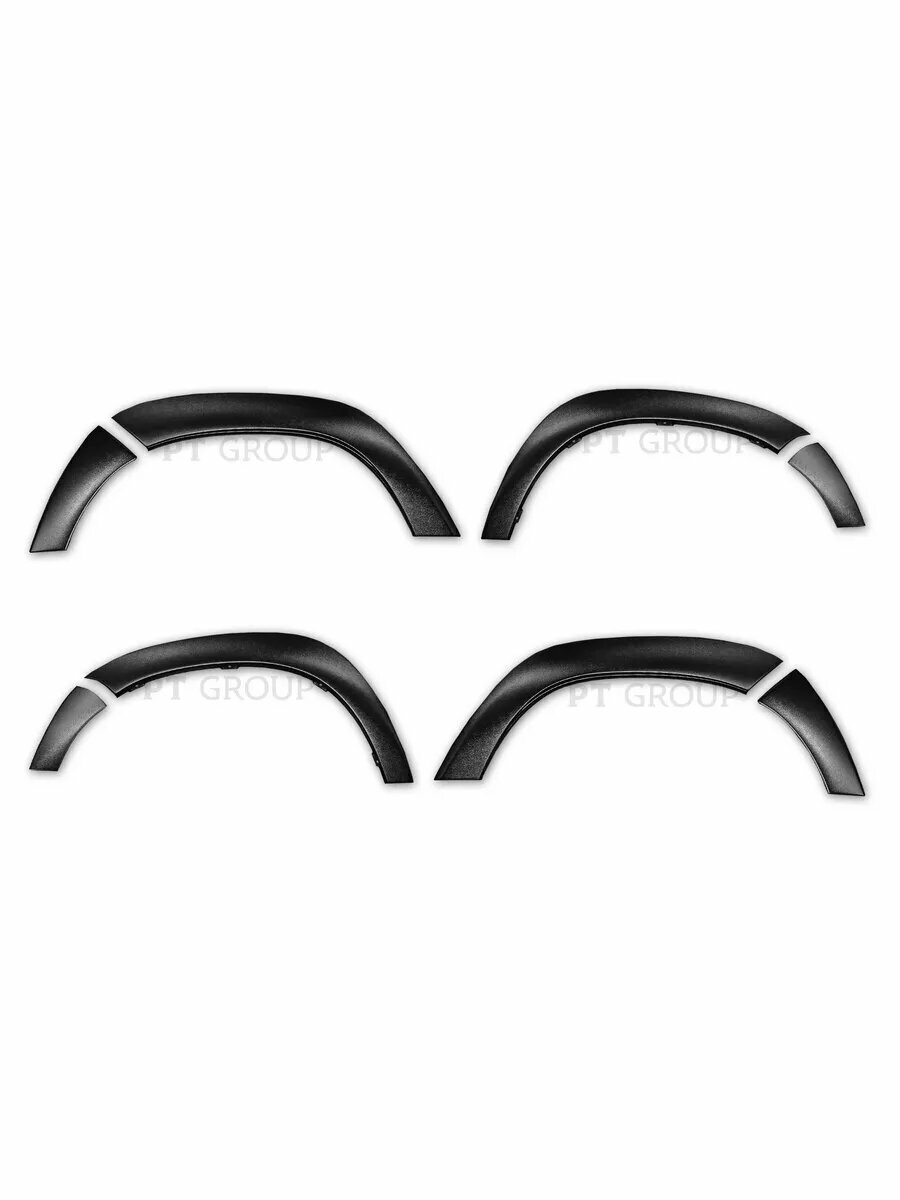 Накладки на крылья 8 шт (ABS) RENAULT Duster 2012-2015