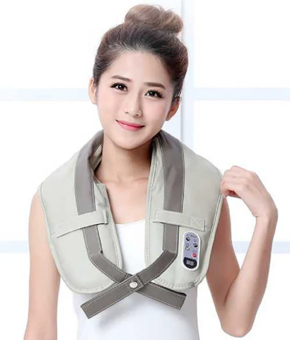 Массажная накидка, вибромассажер, ударно-кулачковый для спины, шеи, плеч, поясницы