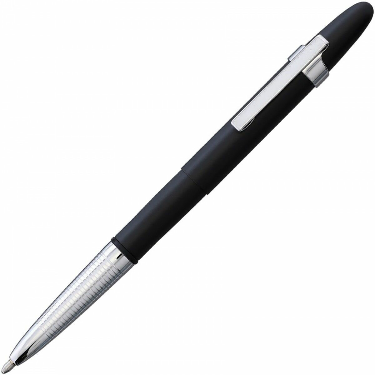 Космическая шариковая ручка с клипсой Fisher Space Pen Bullet (Black/Chrome)