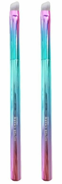 Inter-Vion Кисть для бровей и линий Silver Charm, 2 шт