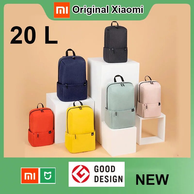 Рюкзак Xiaomi 20L темно-синий — фото 1
