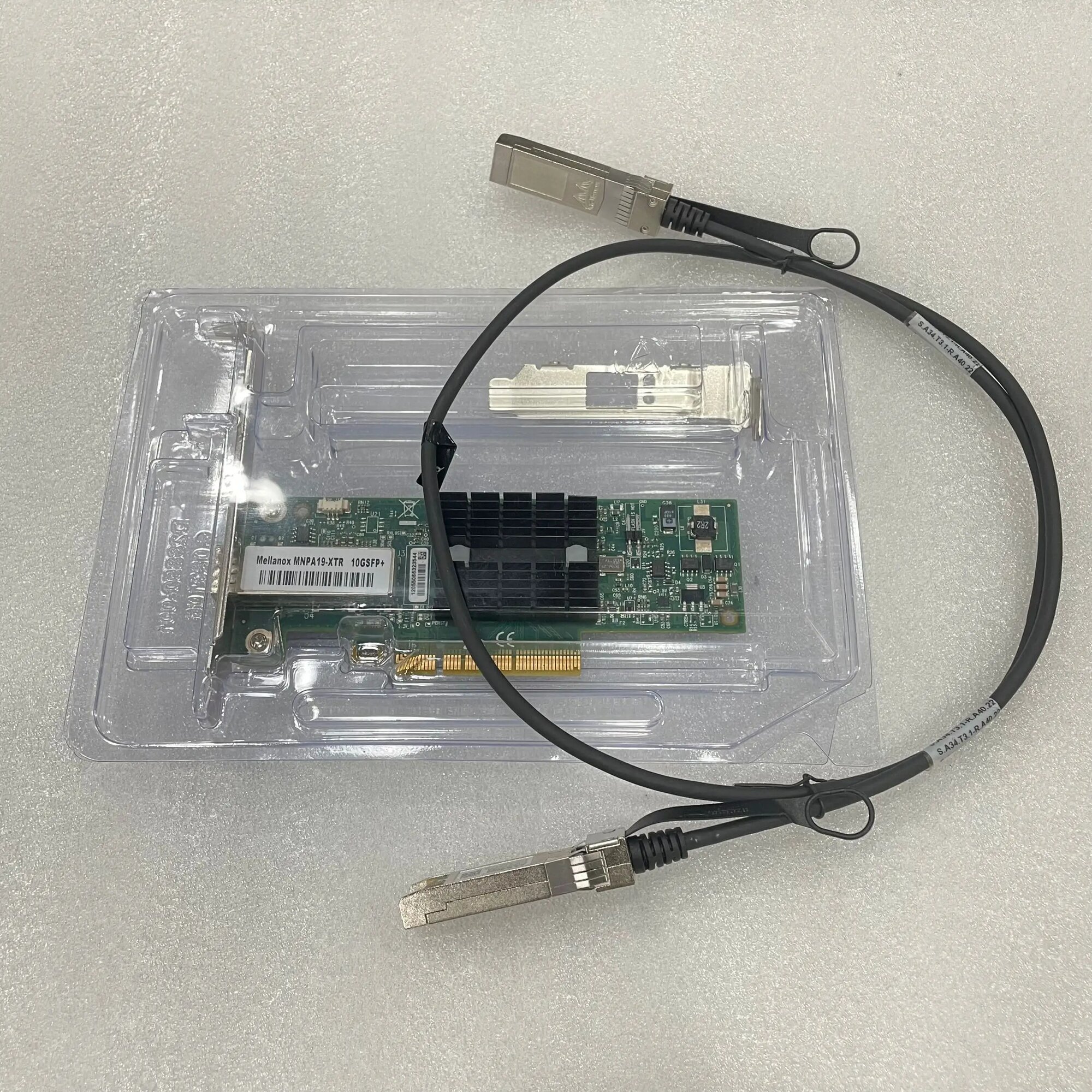 MNPA19-XTR 10GB Mellanox ConnectX-2 10Gbe 1m SFP + кабельная сетевая карта